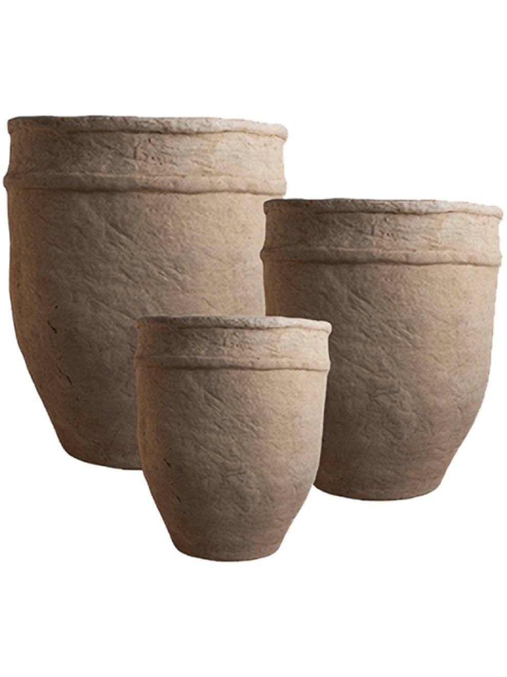 Terra Cotta Reed - Terrakotta Pflanzvase 3er Set | Terrapalme Heim- und ...