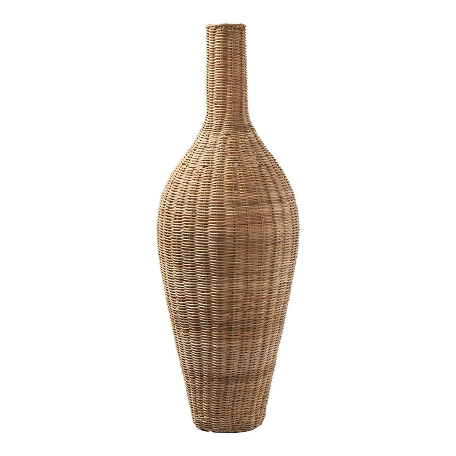 Natur Rattan Vase 90 cm | Terrapalme Heim- und Gartenshop